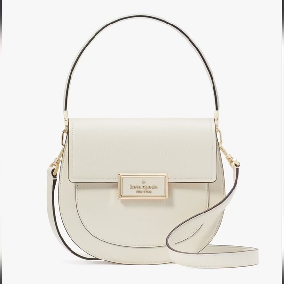 kate spade | Bags | Kate Spade Reegan Saddle Bag Meringue | Poshmark